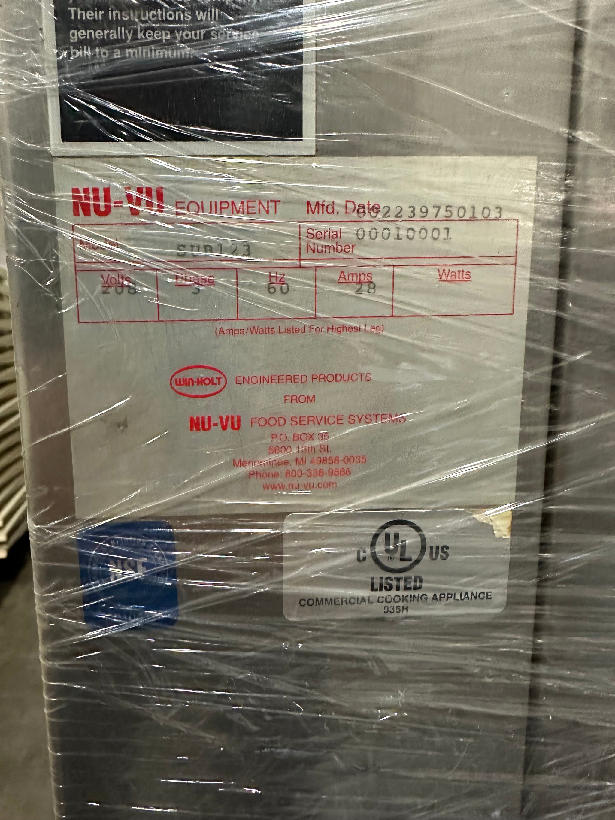 Subway Baking Center (Oven & Proofer ) SUB123 - 3 Phase – delta-ce